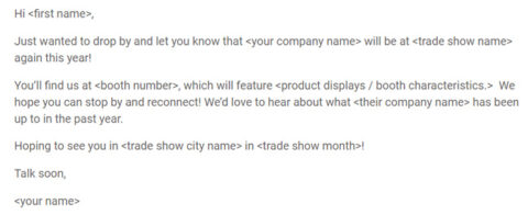 Here are six web pages that have conference and trade shows email ...