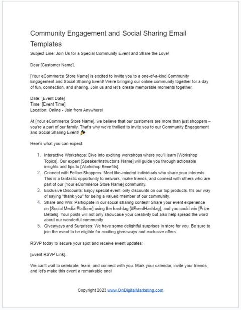 Designing Success: Showcase Of Effective Event Invitation Email Templates