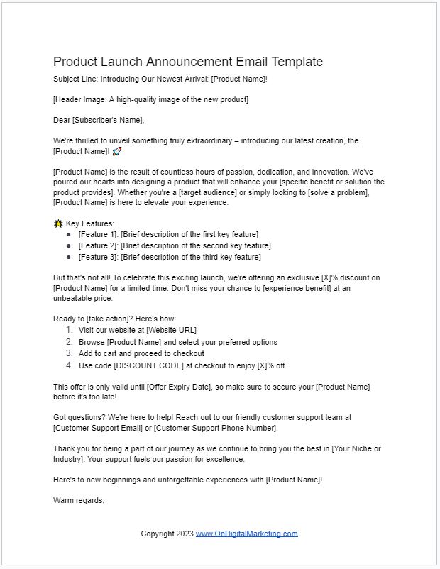 The Ultimate Guide to Effective Announcement Email Templates ...